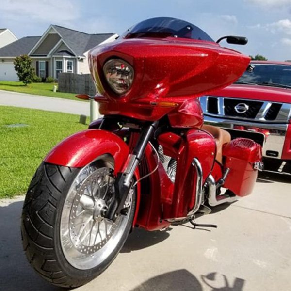 Victory Lower Fairings w/8″ Pods – Engineered Adapters