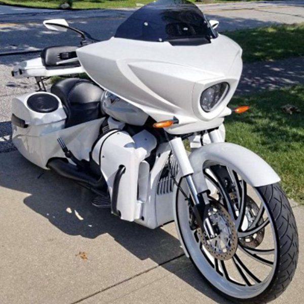 Victory Lower Fairings w/8″ Pods – Engineered Adapters