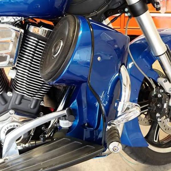 Victory Lower Fairings w/8″ Pods – Engineered Adapters